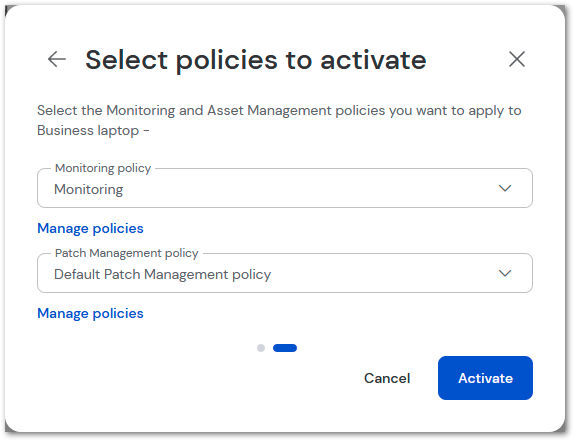 Activa tu licencia Remote Management