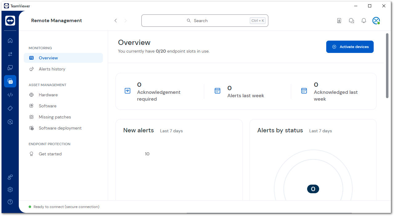 Empieza a utilizar TeamViewer Remote Management