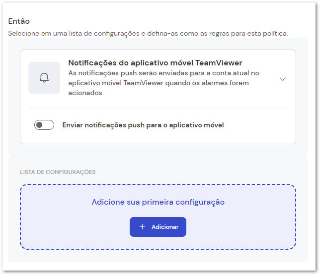 Remote Management Políticas