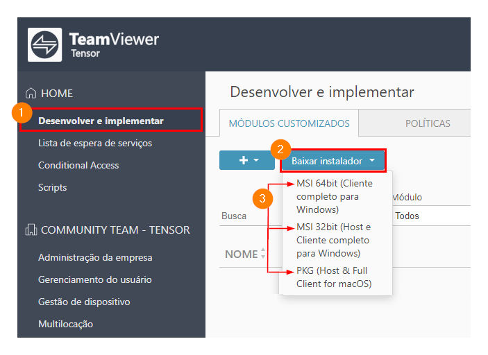7/10 - Baixe o instalador .msi