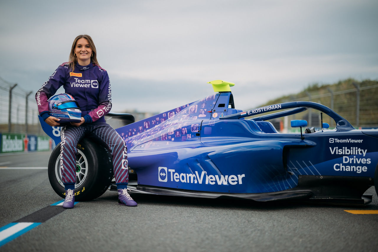 TeamViewer debuts WildCard Livery F1 ACADEMY car at Zandvoort | TeamViewer