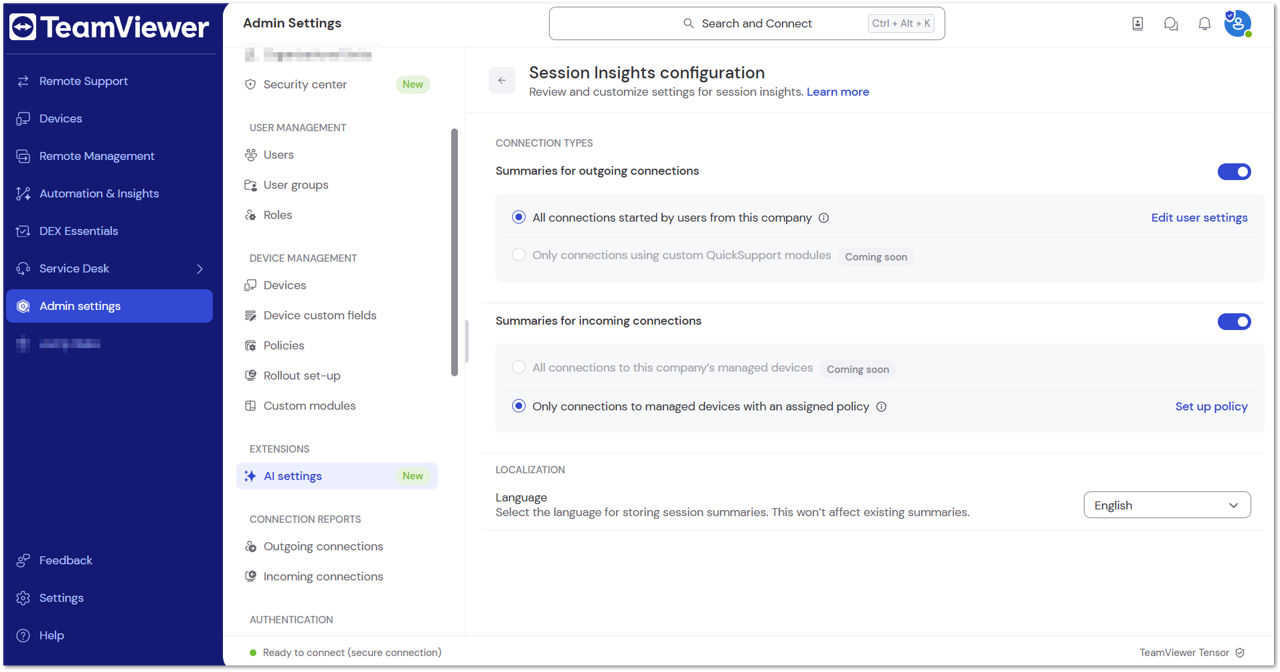 Generate session summaries with Session Insights Generate session summaries with Session Insights