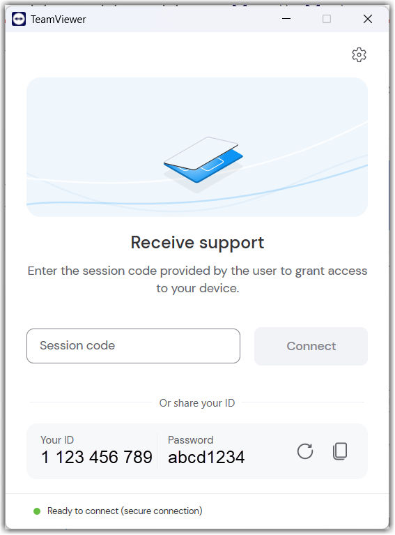 Where to find my ID and password?